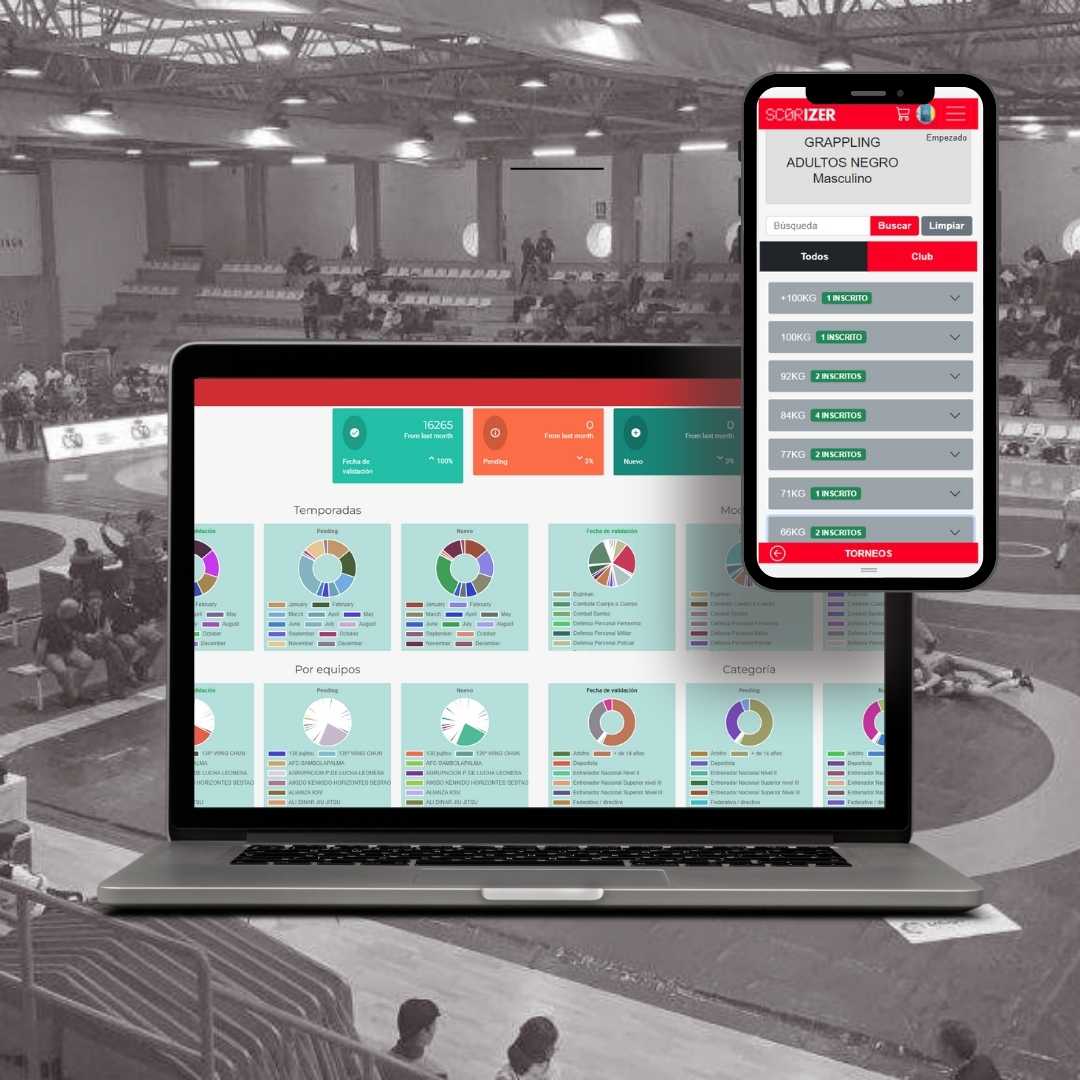 Scorizer Sports - Plataforma de torneos para deportes de combate